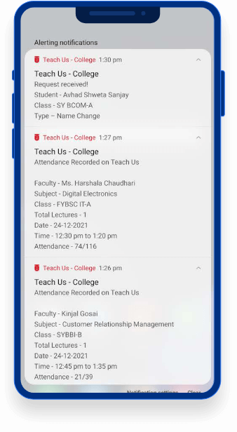 TeachUs App - The College Intelligence and College Administration ...